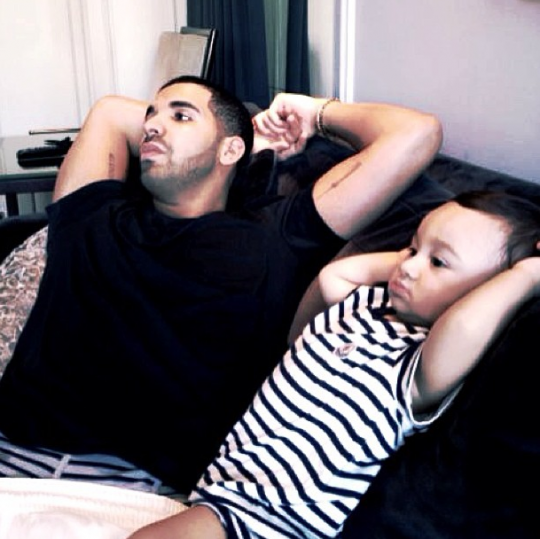 Awesome Pics of Drake Doing Adorable Things With Kids | Global Grind