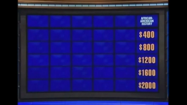 Jeopardy Panel Fails To Answer African-American Category Questions ...
