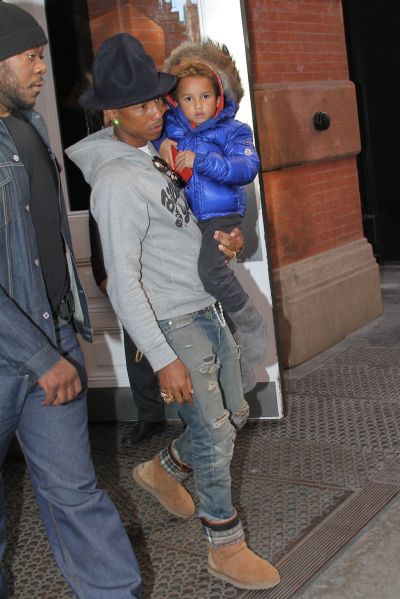 Pharrell Spends Quality Time With His Son Rocket (PHOTOS) | Global Grind