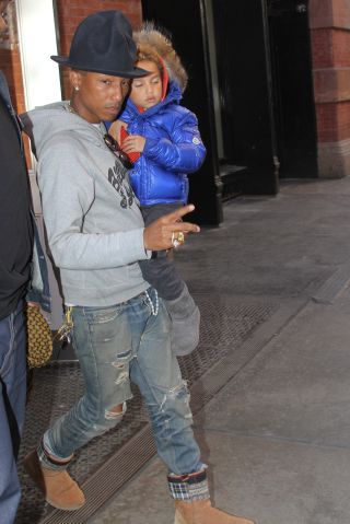 Pharrell Spends Quality Time With His Son Rocket (PHOTOS) | Global Grind