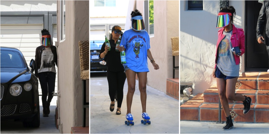 GET THE LOOK: V. Stiviano & The ‘V’ Stands For Visor (PHOTOS) | Global ...