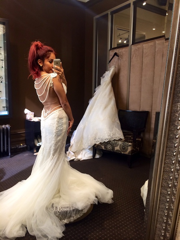 Beautiful Bride: Snooki Shows Off Wedding Dress Options (PHOTOS ...