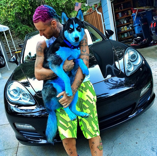 30 Pictures Of Riff Raff’s Best Friend, His Dog Jody Husky (PHOTOS ...