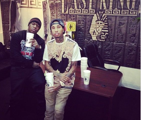 Tyga With His YMCMB Family (PHOTOS) | Global Grind