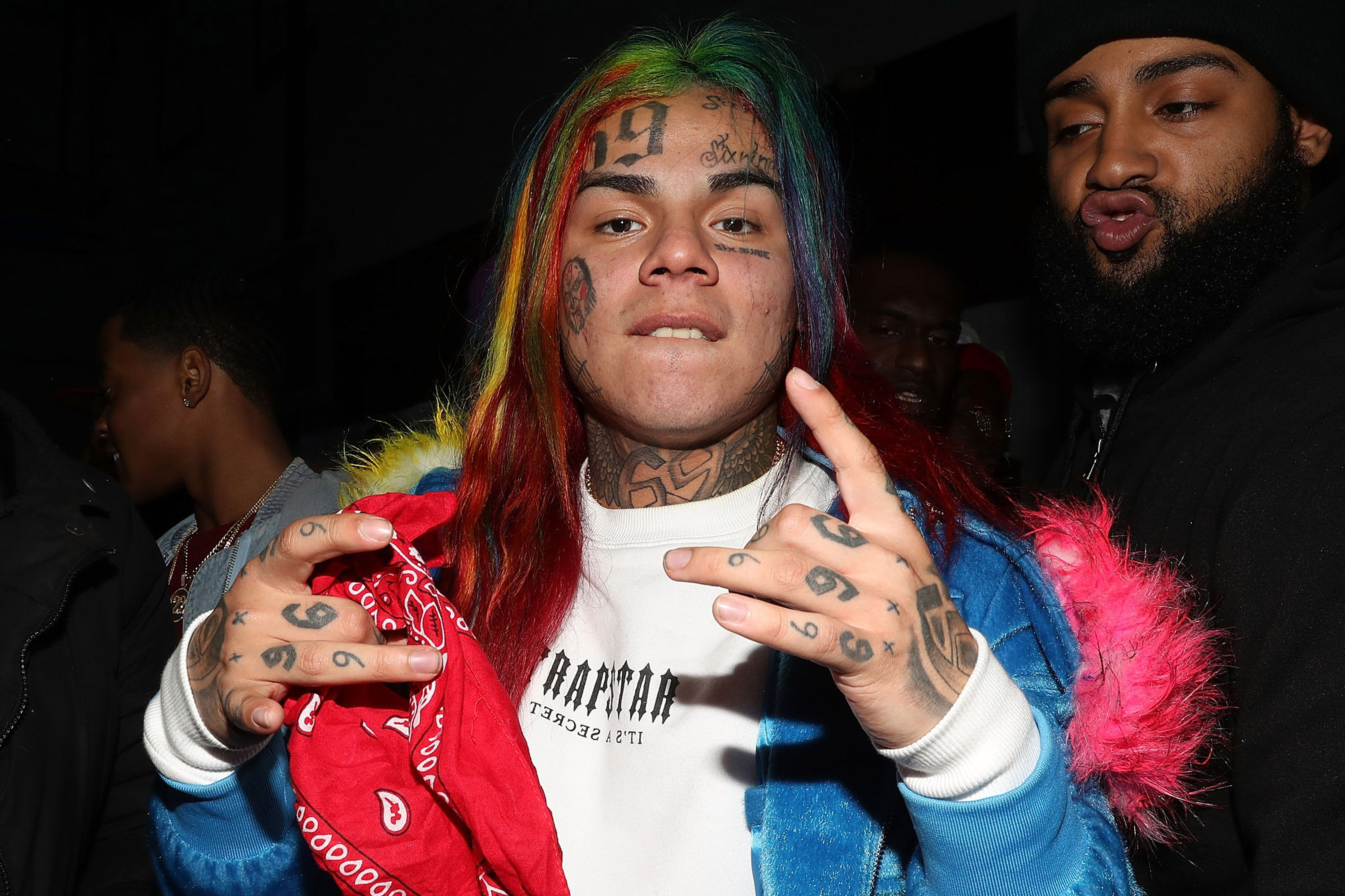 6ix9ine Is Arrested For Allegedly Choking 16-Year-Old Back In January ...